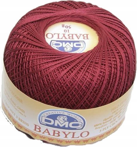 DMC babylo 10 kol. 815 bordowy 50 gr. / 267 m. - DMC | Sklep EMPIK.COM