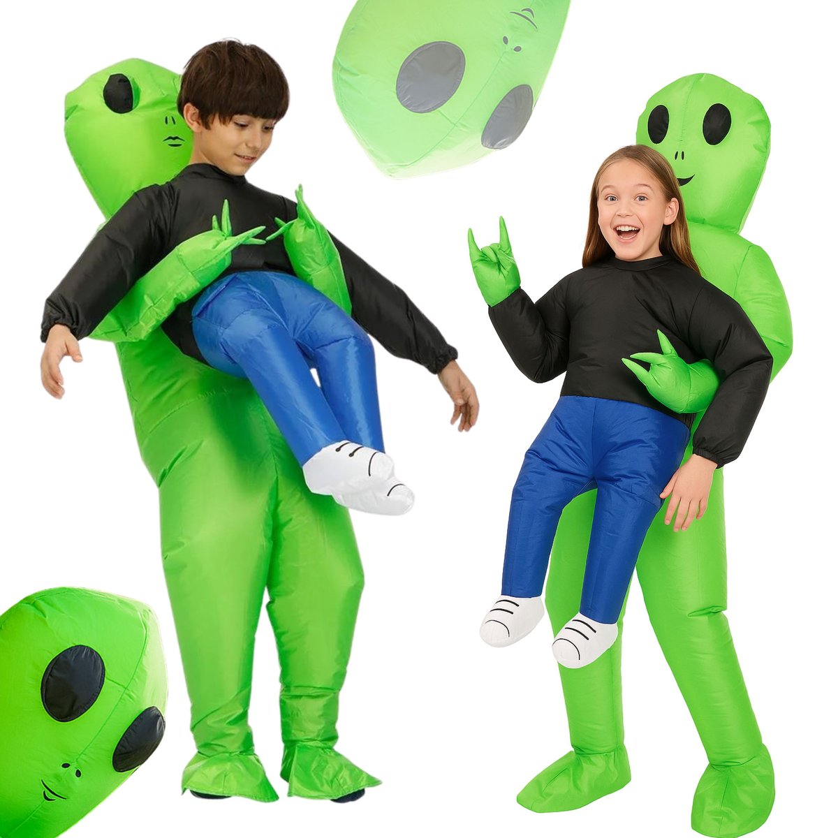 Dmuchany Kostium Alien Ufo Kosmita Przebranie Strój Halloween Dla ...