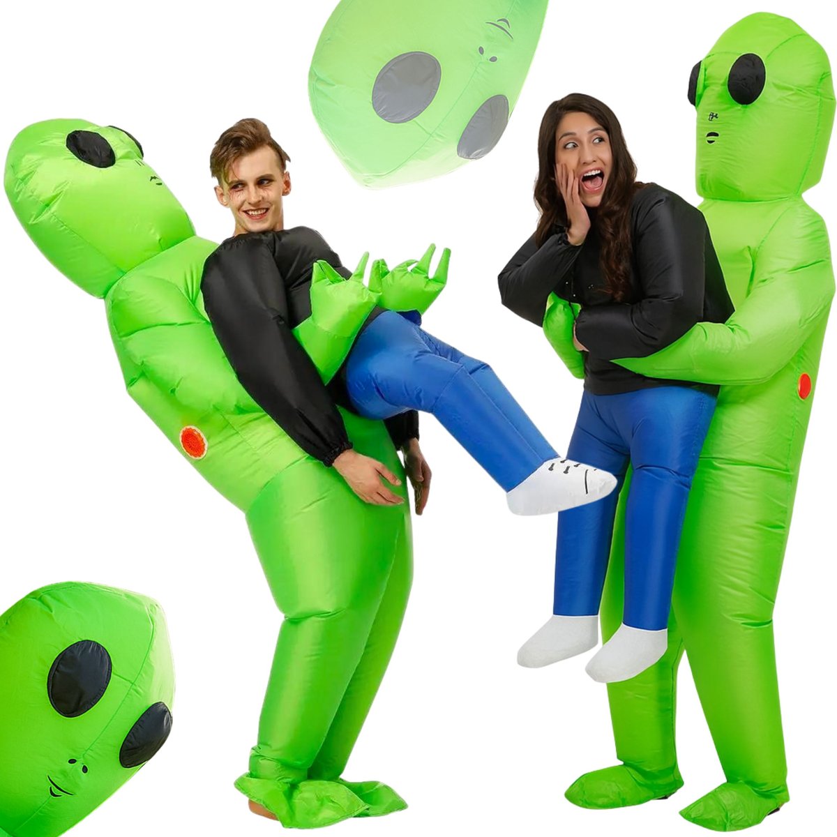 Dmuchany Kostium Alien Ufo Kosmita Przebranie Strój Halloween Na ...