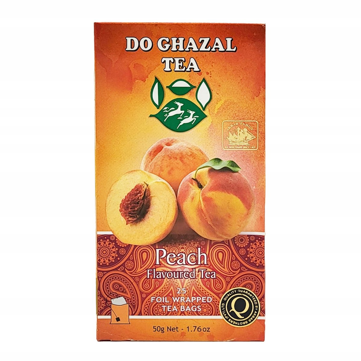 Do ghazal tea Peach flavored tea 50 g - 25 envelopes - Do Ghazal ...