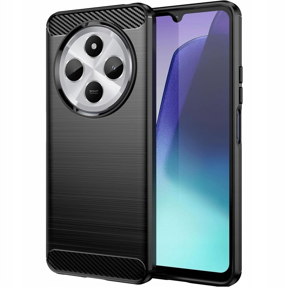 DO XIAOMI REDMI 14C / POCO C75 / REDMI A4 ETUI CARBON CASE SILIKON ...
