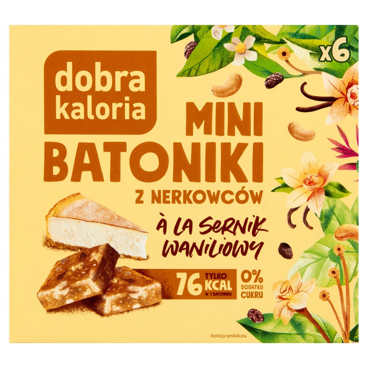 Dobra Kaloria Mini Batonik z nerkowców à la sernik waniliowy 102g ...