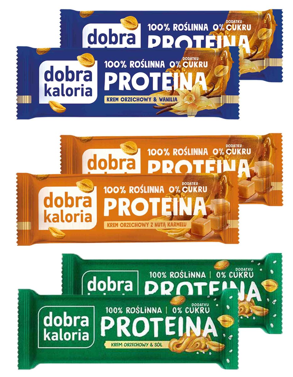 Dobra Kaloria Zestaw Batonów Proteina Bez Cukru Zdrowa Przekąska 8szt - DOBRA KALORIA | Sklep ...