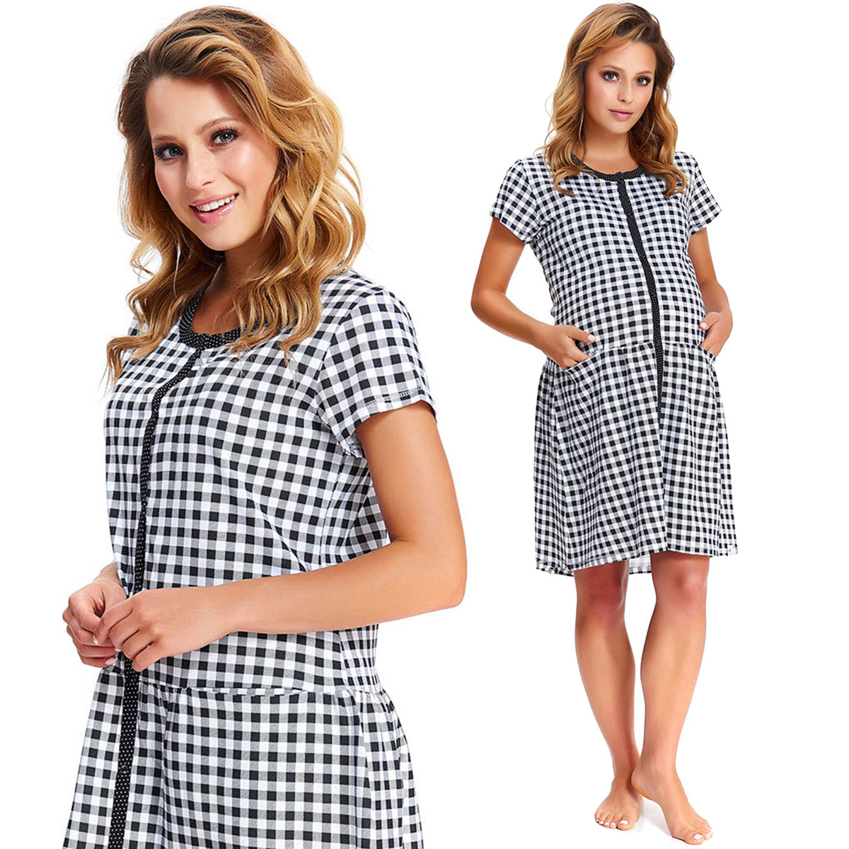 Doctor Nap 9444 BLACK koszula do karmienia S - Doctor Nap | Sklep EMPIK.COM