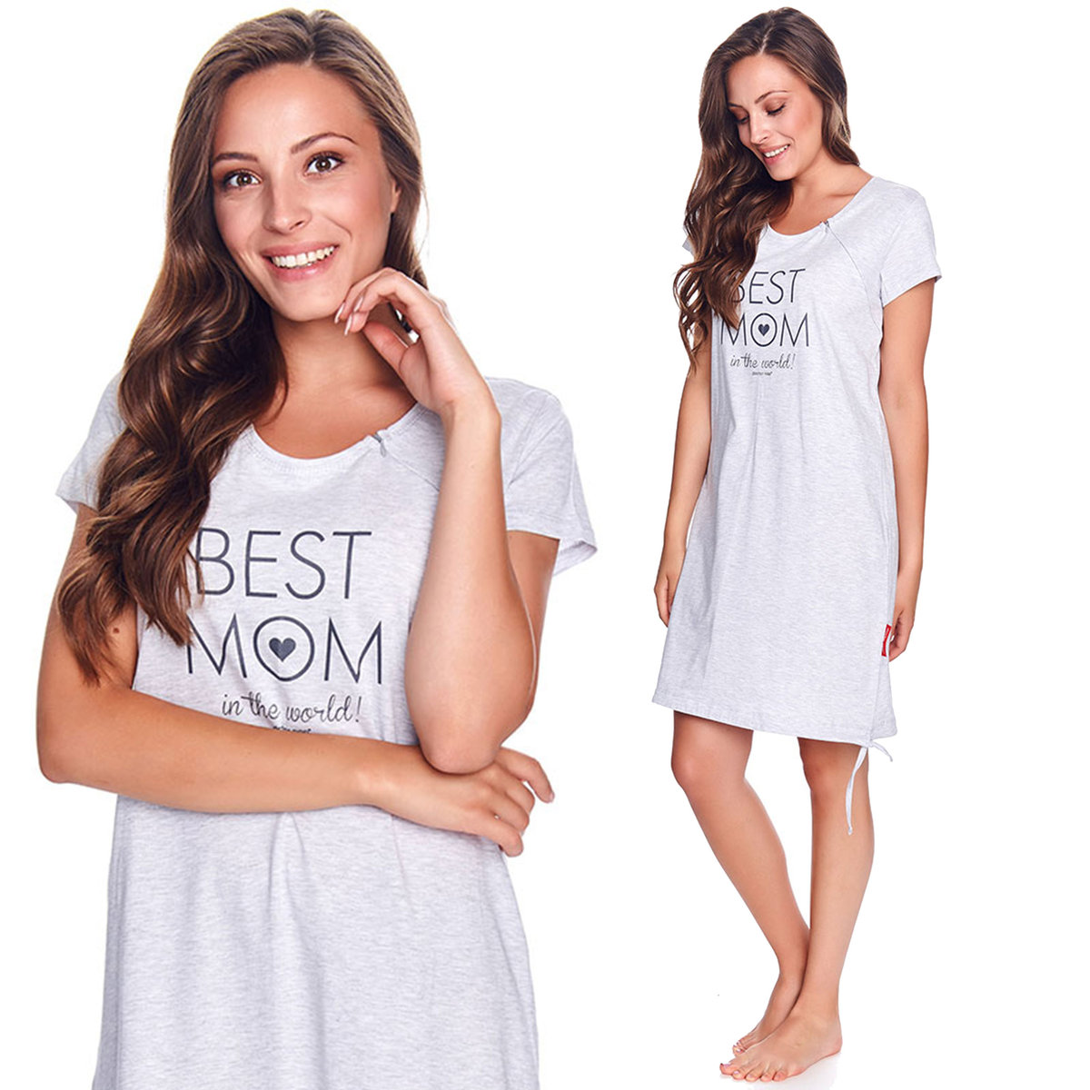 Doctor Nap, Koszula nocna ciążowa w napisy, TCB.9081 - Doctor Nap ...