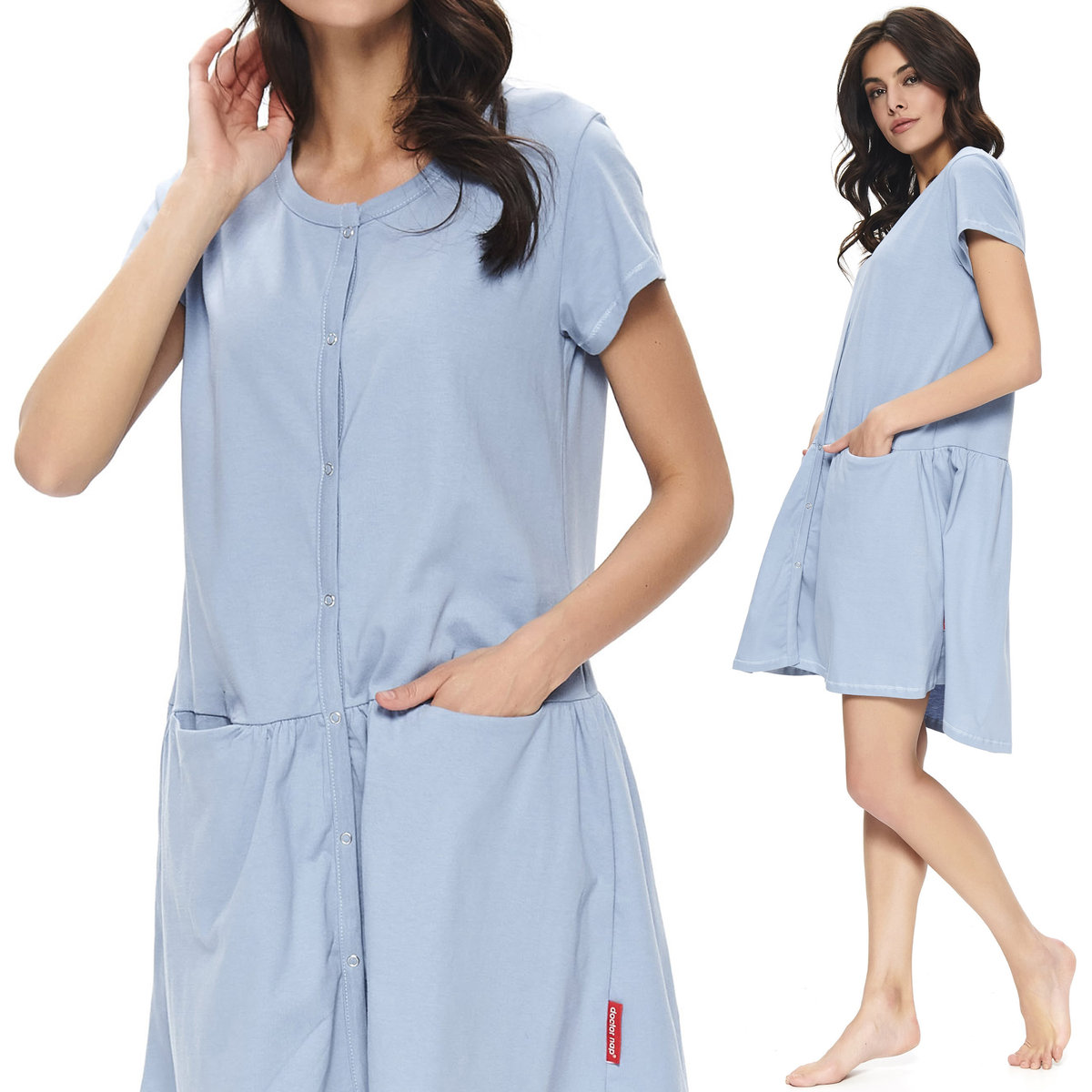 Doctor Nap, Koszula rozpinana, asymetryczna, TCB.9445 - Doctor Nap ...