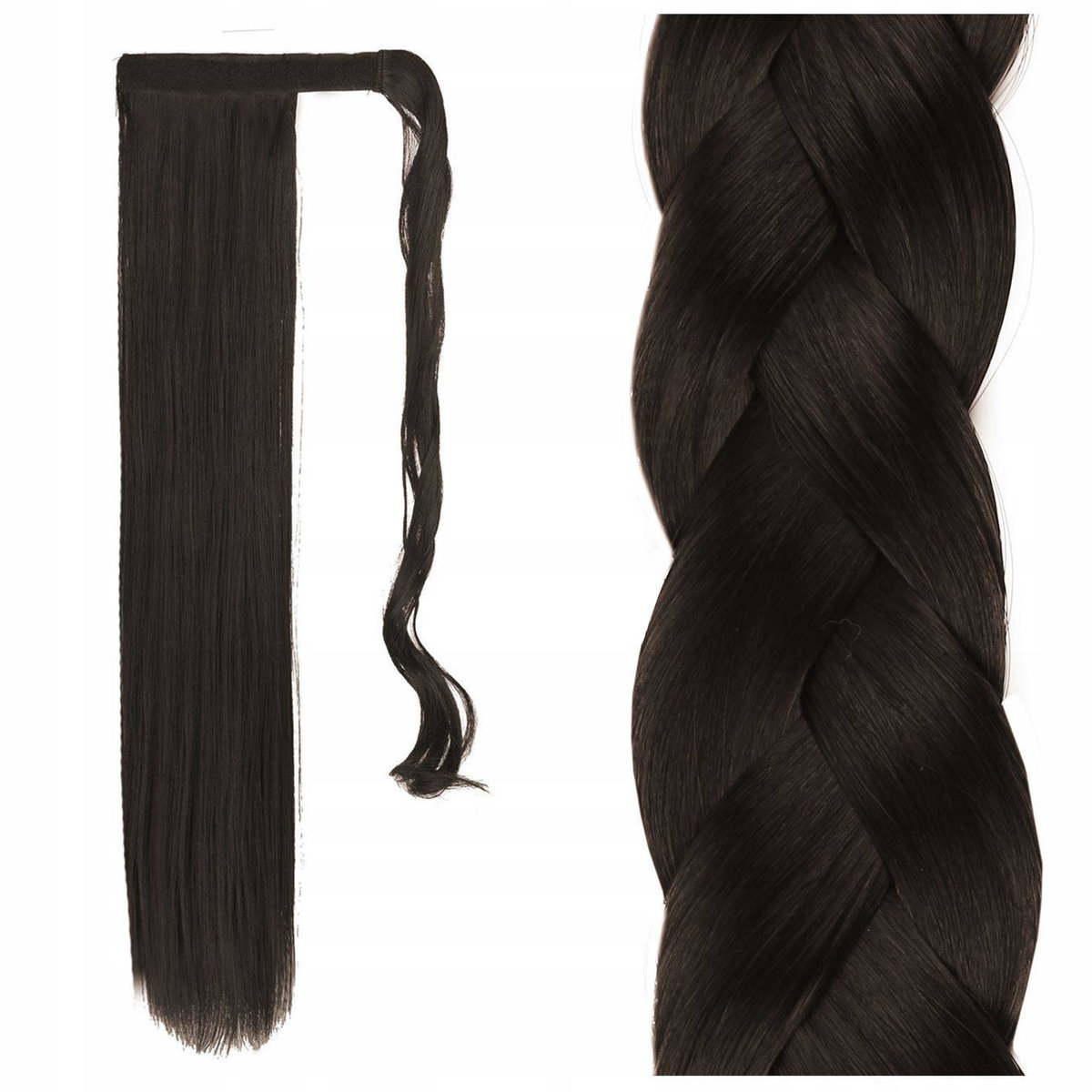 Doczepiany kucyk kitka dopinka proste włosy 55 cm | Sklep EMPIK.COM