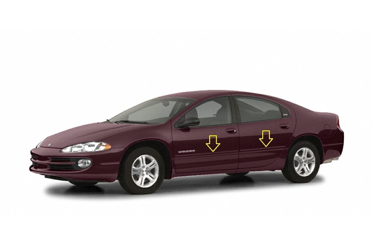 Dodge Intrepid 1998-2004 - Listwy chrom boczne drzwi chromowane ...
