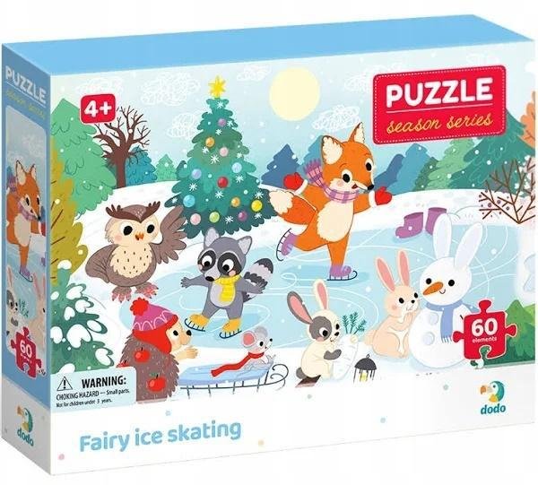 Dodo, puzzle, Seasons Fairy ice skating, 60 el. - Dodo | Sklep EMPIK.COM