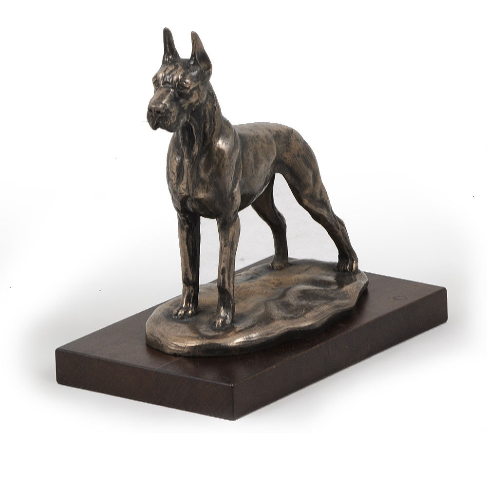 Dog niemiecki I - statuetka psa, figurka do biura, trofeum na wystawę ...