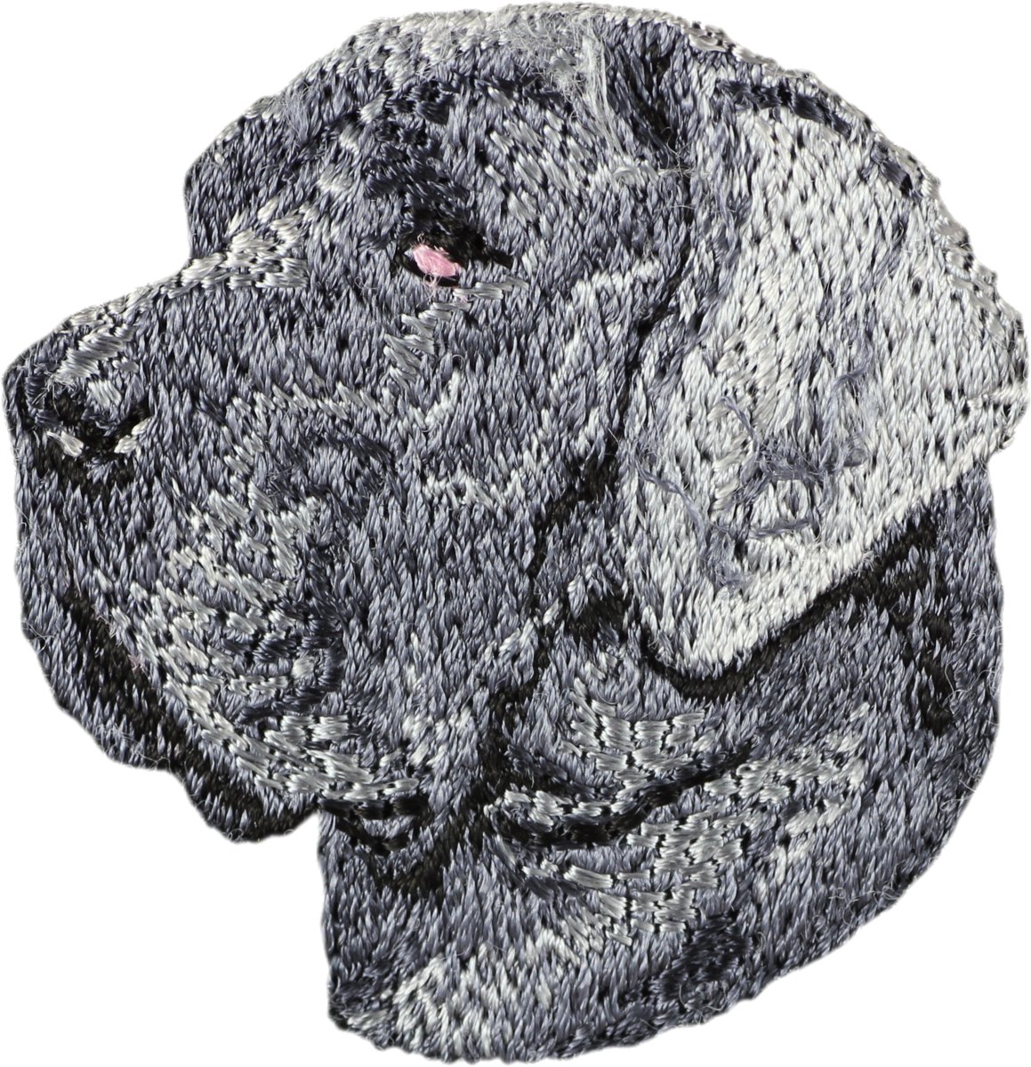 Dog niemiecki II - naszywka w kształcie psa, haftowana łatka, unikatowa ...