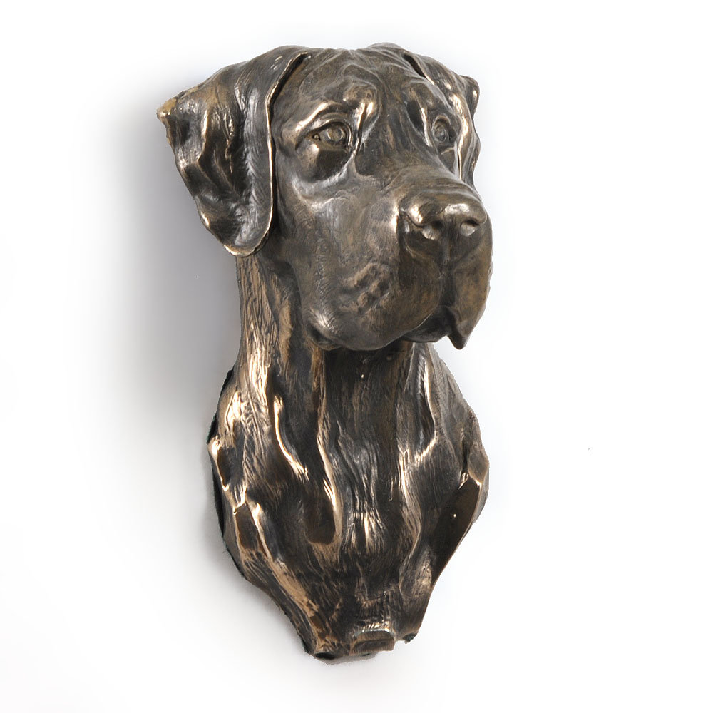 Dog niemiecki II - statuetka psa, wiszące popiersie, unikatowa ozdoba ...
