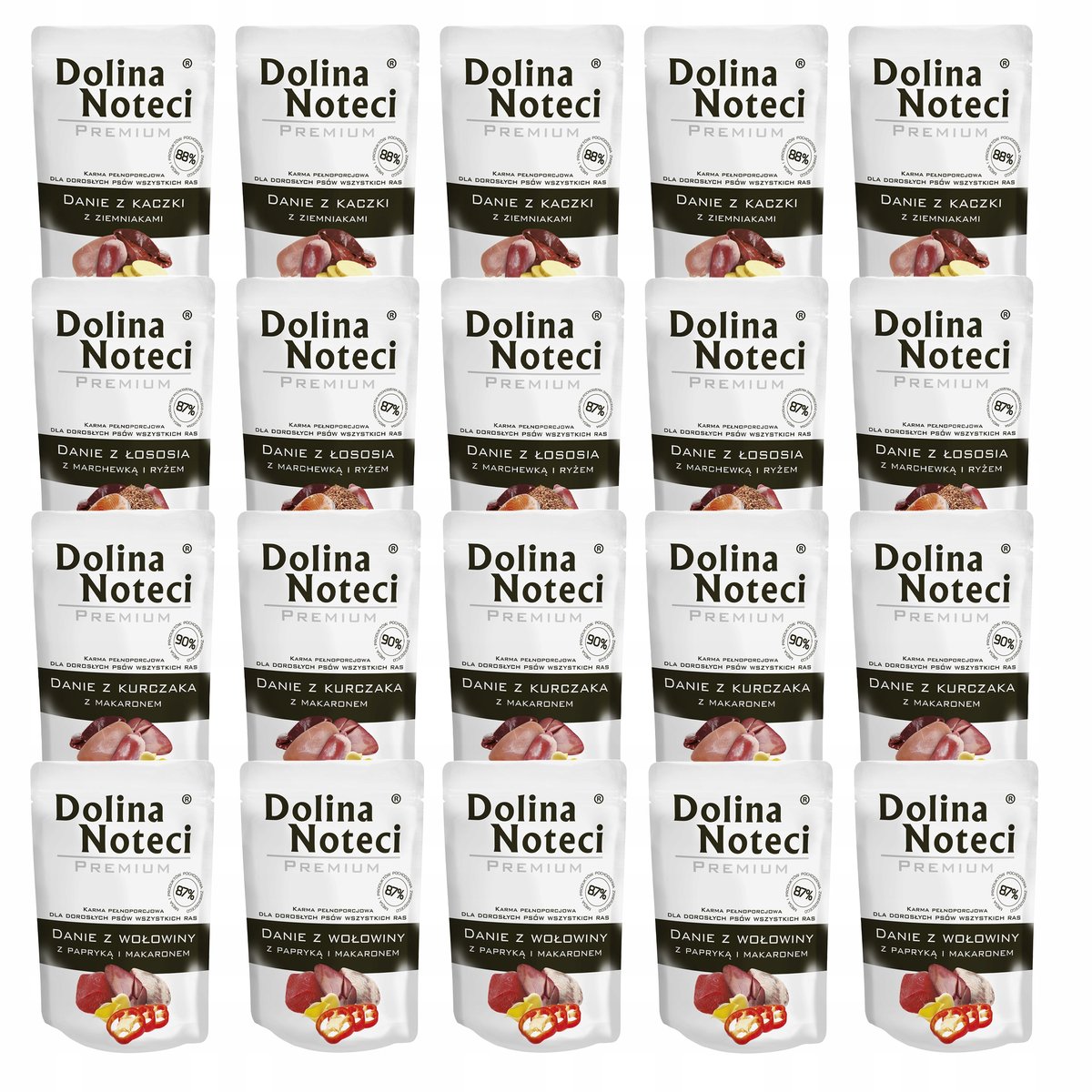 DOLINA NOTECI Karma danie psa Mix Smaków 20 x 300g - Dolina Noteci ...