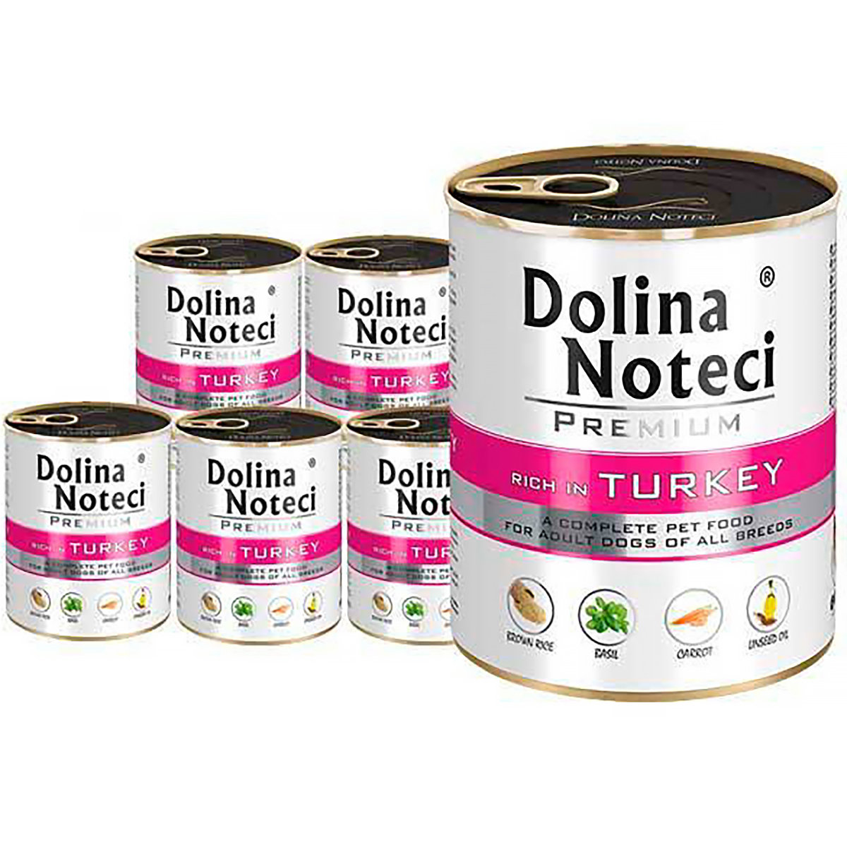 DOLINA NOTECI PREMIUM 800G MOKRA KARMA PSA INDYK zestaw 6x800 g - Dolina Noteci | Sklep EMPIK.COM