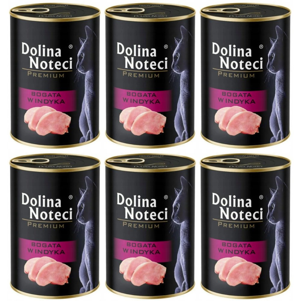 DOLINA NOTECI Premium Bogata w indyka - mokra karma dla kota - 6x400g - Dolina Noteci | Sklep ...