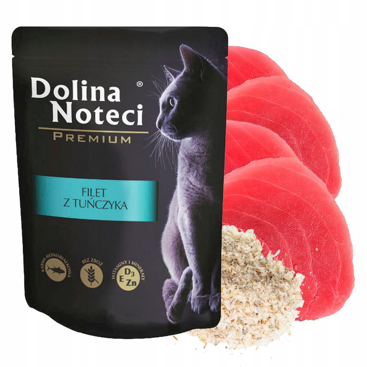 DOLINA NOTECI Premium Filet z Tuńczyka karma mokra dla kota 85g ...