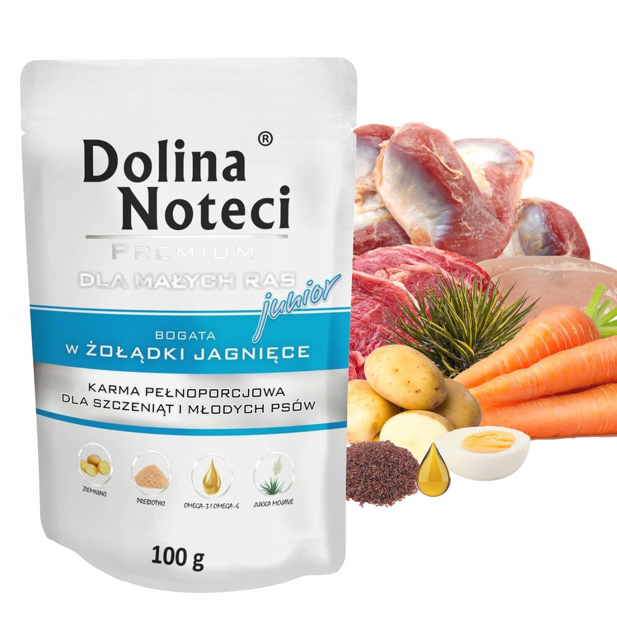 DOLINA NOTECI Premium Junior żołądki jagnięce 100g - Dolina Noteci | Sklep EMPIK.COM