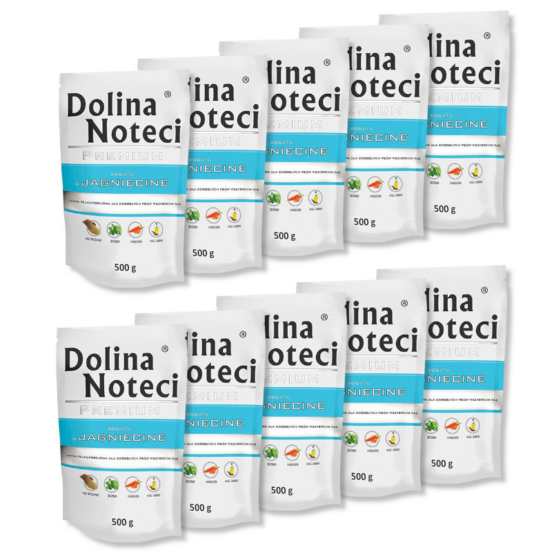 Dolina Noteci Premium Karma Jagnięcina 500g - ZESTAW 10 SZTUK - Dolina Noteci | Sklep EMPIK.COM