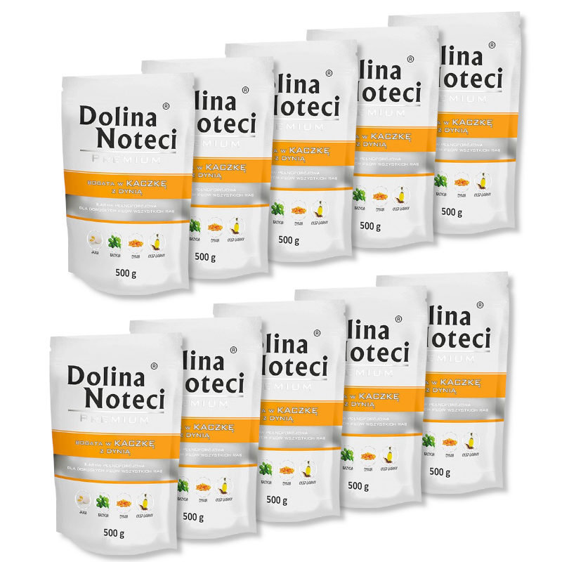Dolina Noteci Premium Karma Kaczka i Dynia 500g - ZESTAW 10 SZTUK - Dolina Noteci | Sklep EMPIK.COM