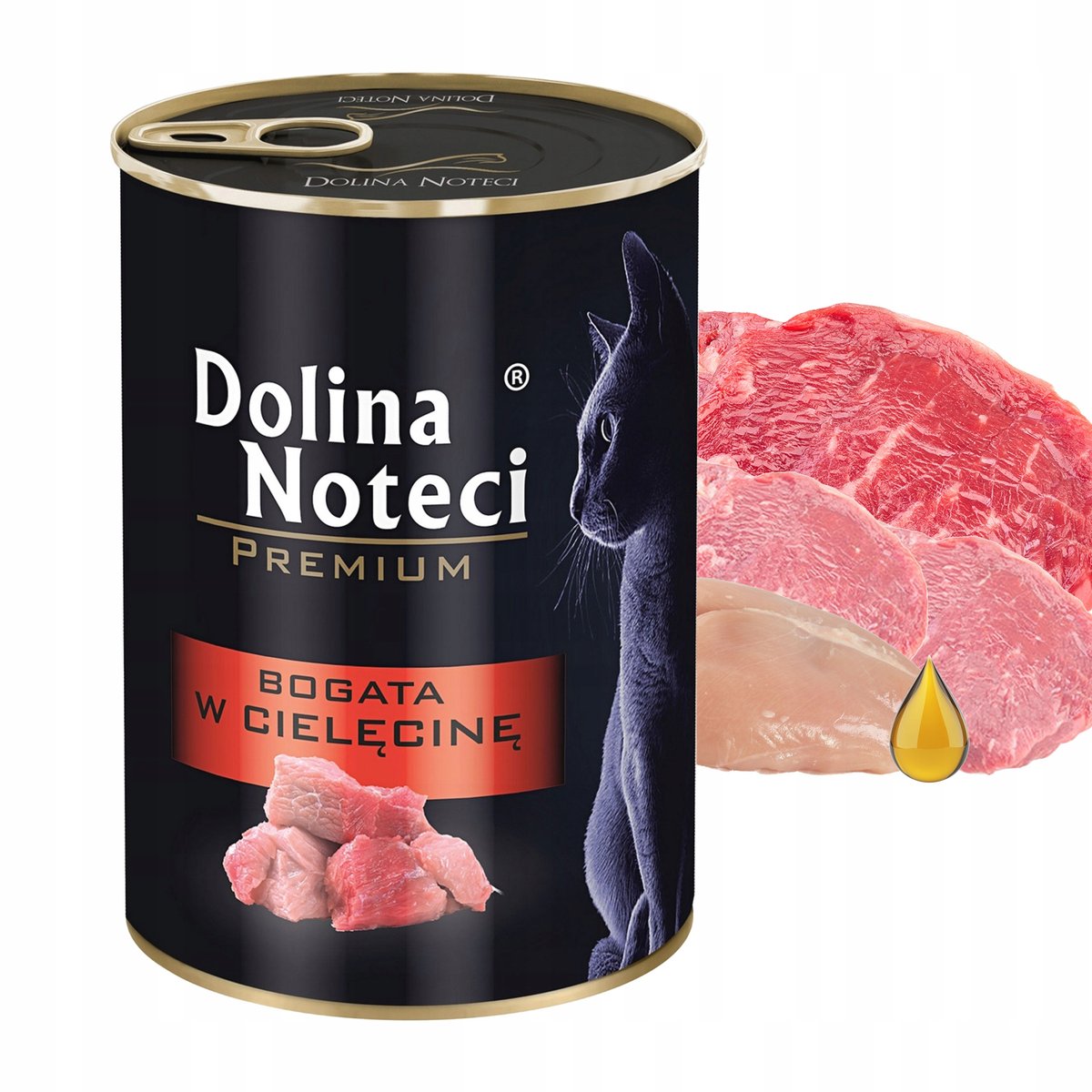 Dolina Noteci Premium Karma Mokra Dla Kota Cielęcina 400G Bezzbożowa ...
