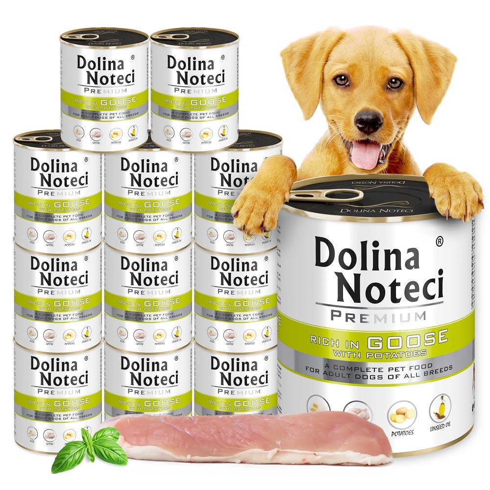 Dolina Noteci Premium Mokra Karma Bogata W Gęś Z Ziemniakami 12 X 800G - Dolina Noteci | Sklep ...