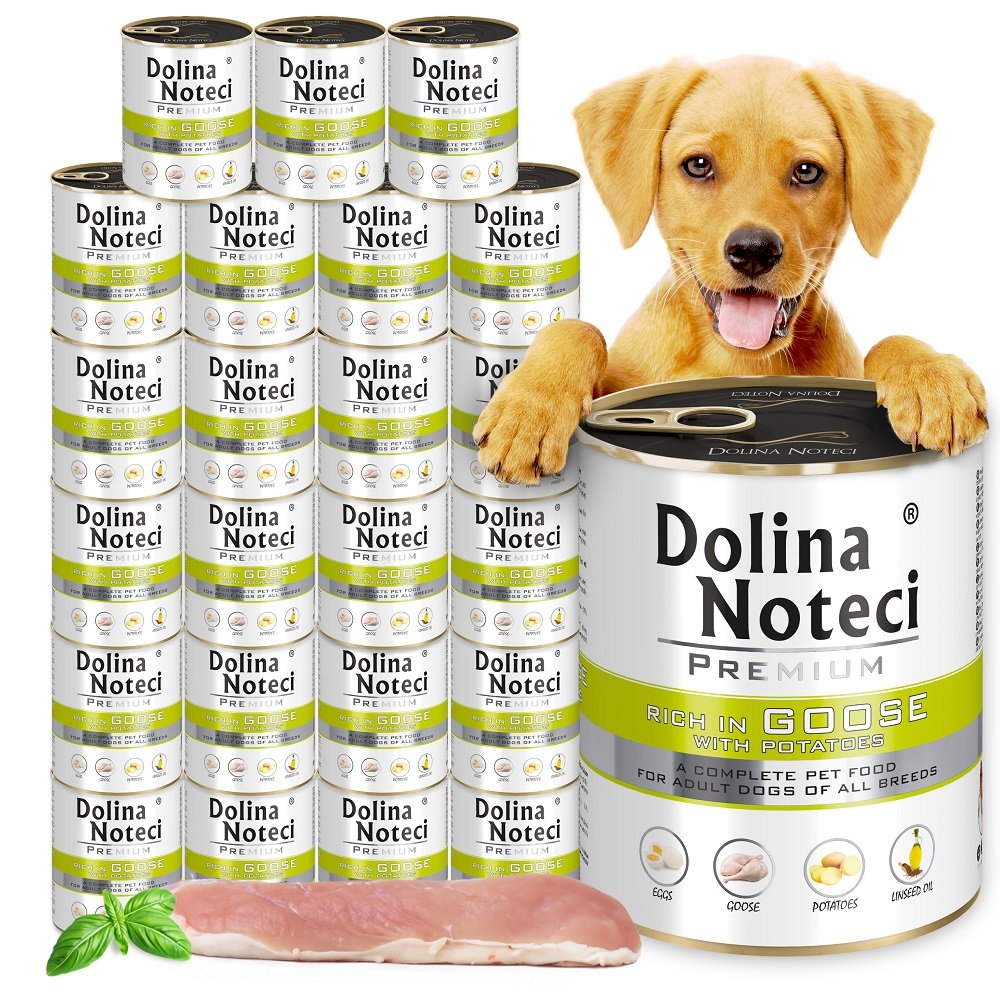 Dolina Noteci Premium Mokra Karma Bogata W Gęś Z Ziemniakami 24 X 800G - Dolina Noteci | Sklep ...
