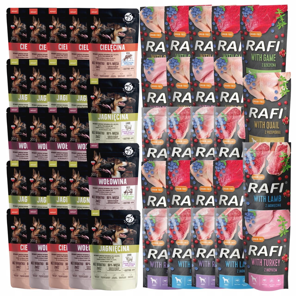 Dolina Noteci Rafi Pet Republic Karma Mokra Dla Psa Mix Smaków 48 X ...