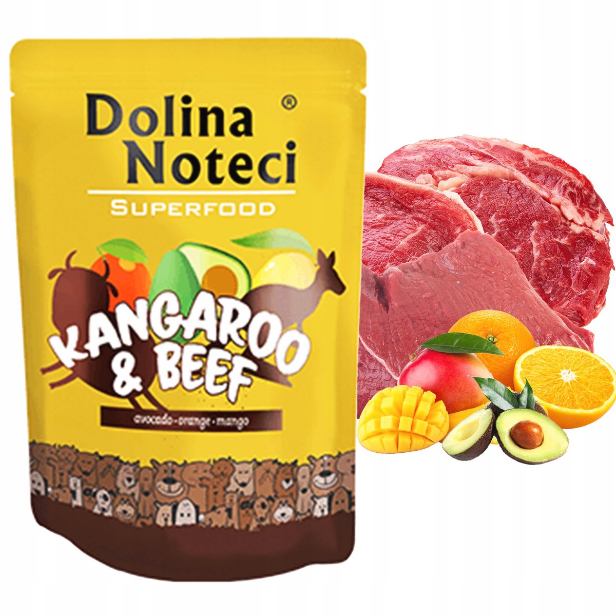 DOLINA NOTECI SUPERFOOD Karma dla psa Kangur 300g - Dolina Noteci ...