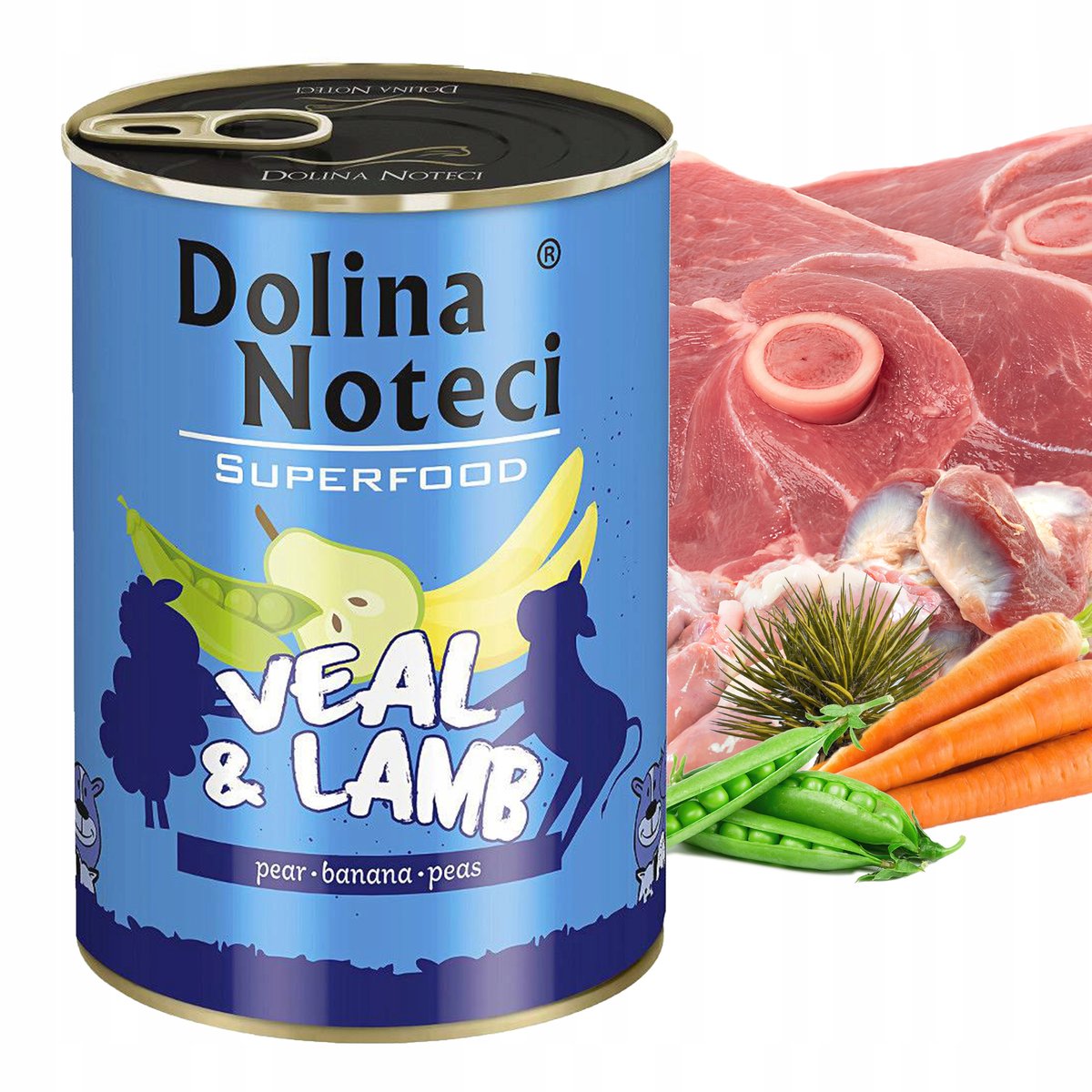 Dolina Noteci Superfood Karma Mokra Dla Psa Jagnięcina 400G - Dolina ...