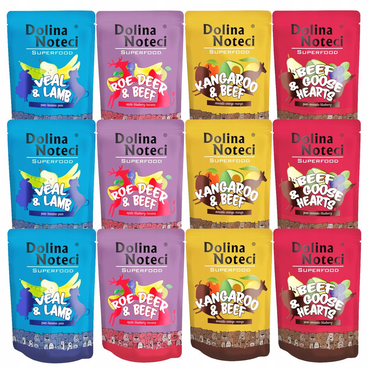 Dolina Noteci Superfood Karma Mokra Dla Psa Mix Smaków 12 X 300G - Dolina Noteci | Sklep EMPIK.COM