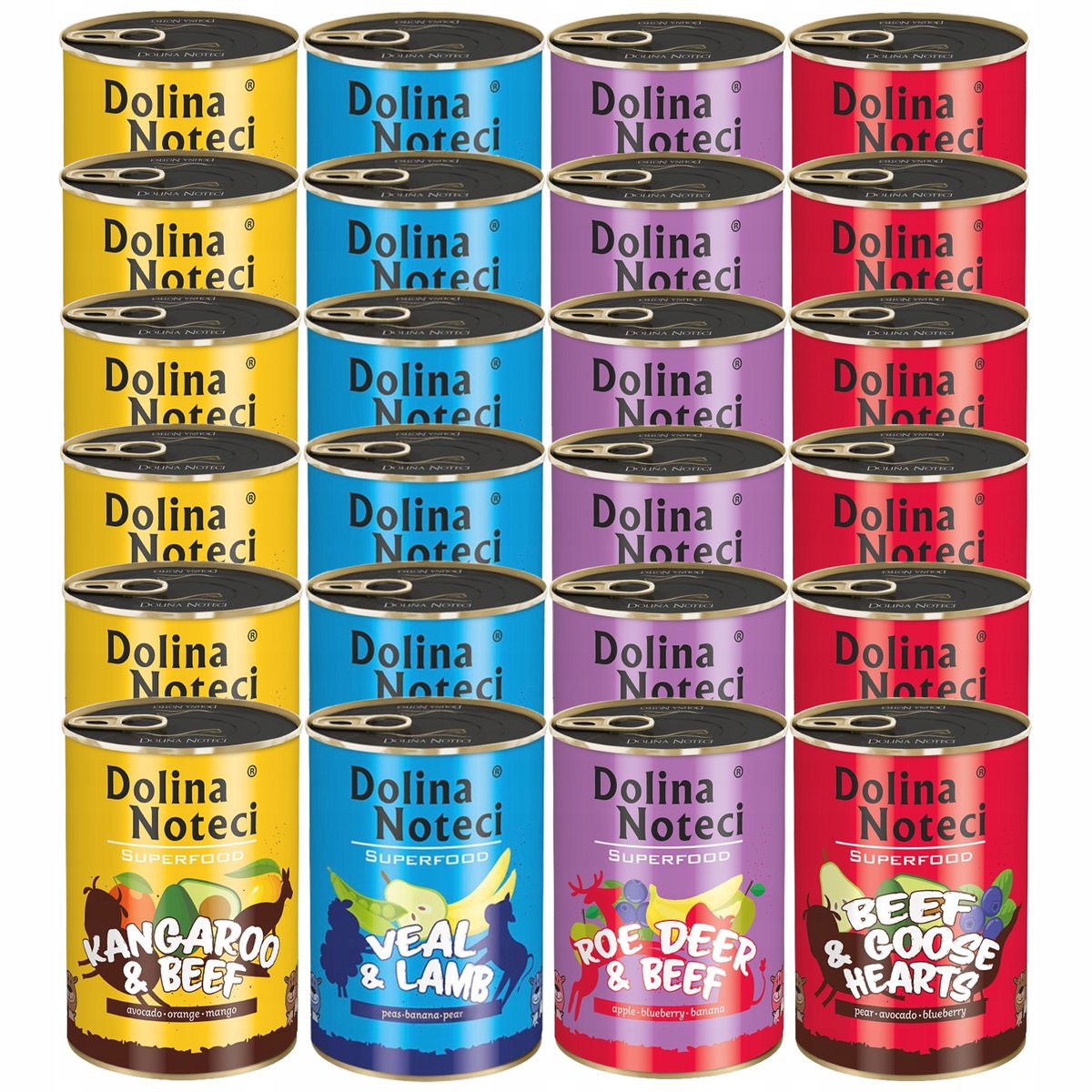 Dolina Noteci Superfood Karma Mokra Dla Psa Mix Smaków 24 X 400G ...