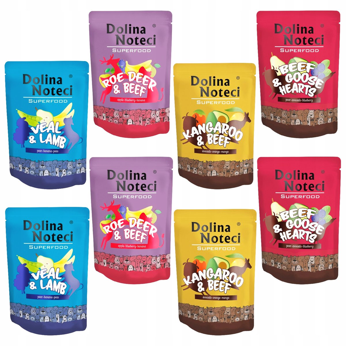 Dolina Noteci Superfood Karma Mokra Dla Psa Mix Smaków 8 X 300G ...