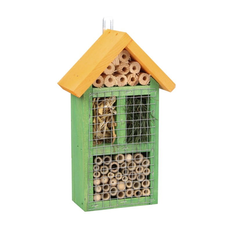 DOMEK DLA OWADÓW PSZCZOŁY MURARKI 18x9x29/31 cm ZIELONY - Tintours ...