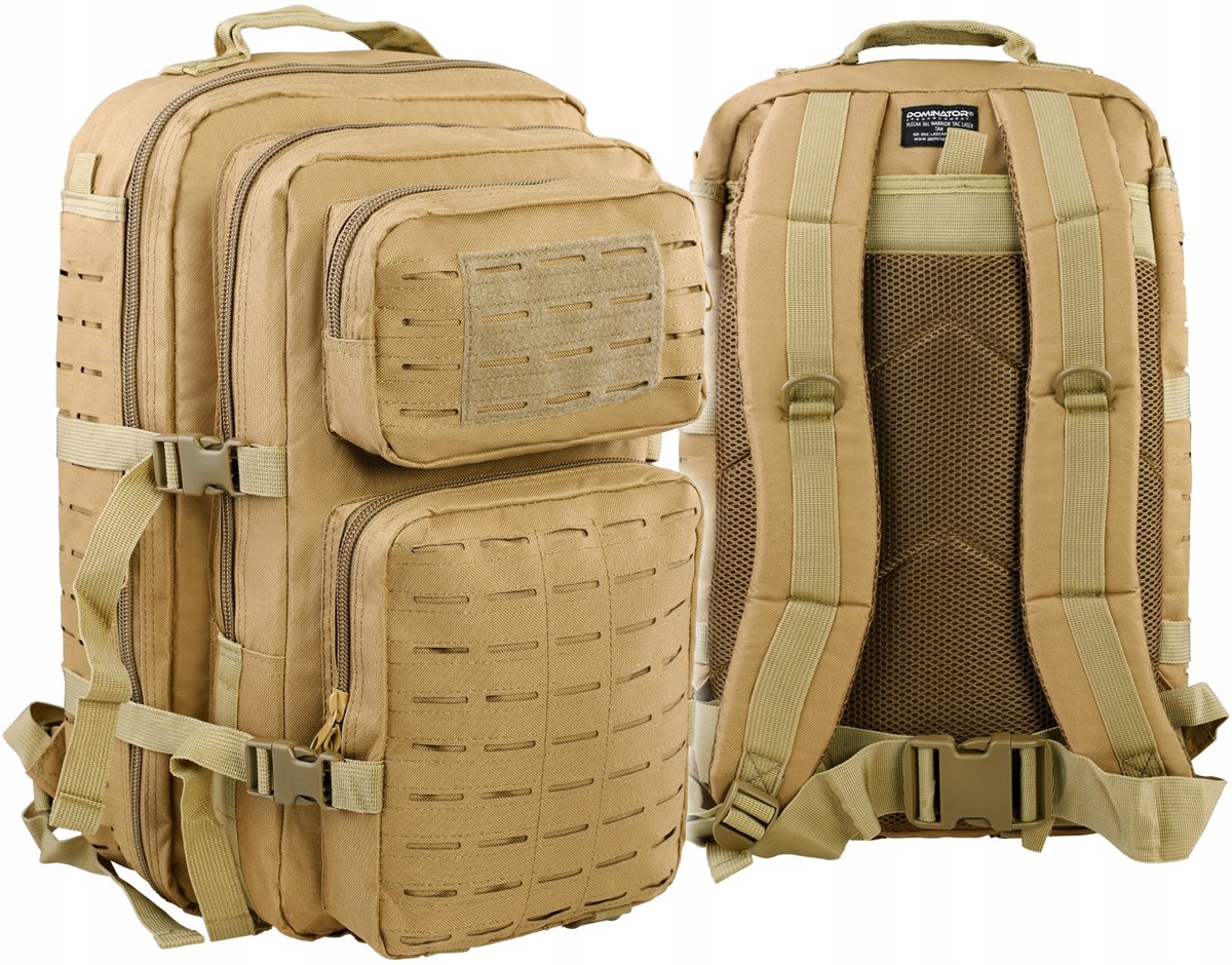 Dominator Urban Combat Plecak 36L Warrior Tac Laser Brązowy - DOMINATOR ...