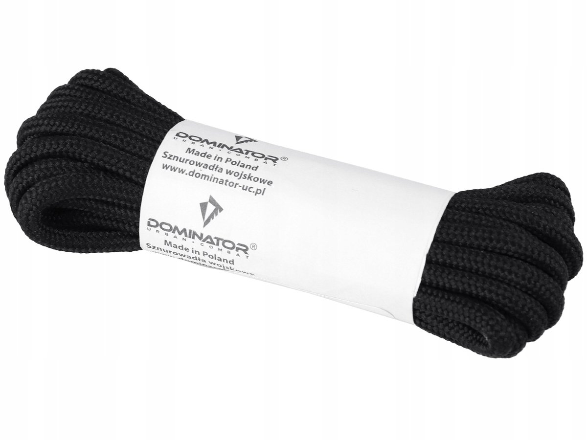 Dominator Urban Combat Sznurowadła 4Mm 180 Cm Black - DOMINATOR URBAN ...