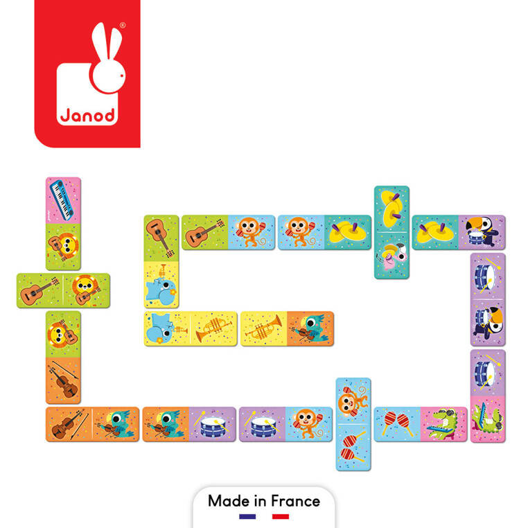 Domino, gra logiczna, Janod - Janod | Sklep EMPIK.COM