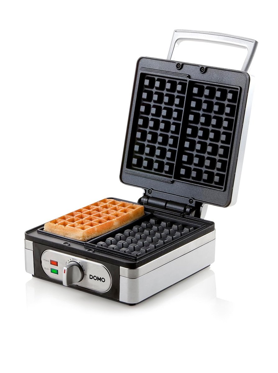 Domo Gofrownica 1400 W Stal Nierdzewna Srebrna/Czarna - DOMO | AGD ...