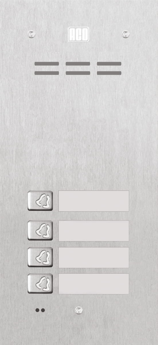 Domofon cyfrowy ACO FAM-P-4NPACC, z czytnikiem breloków i 4 przyciskami ...