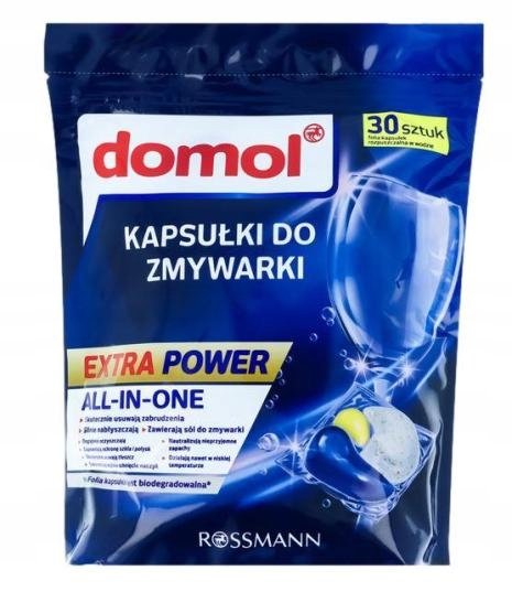 DOMOL Extra Power Kapsułki do zmywarki all in one 30 szt. - inna (Inny ...