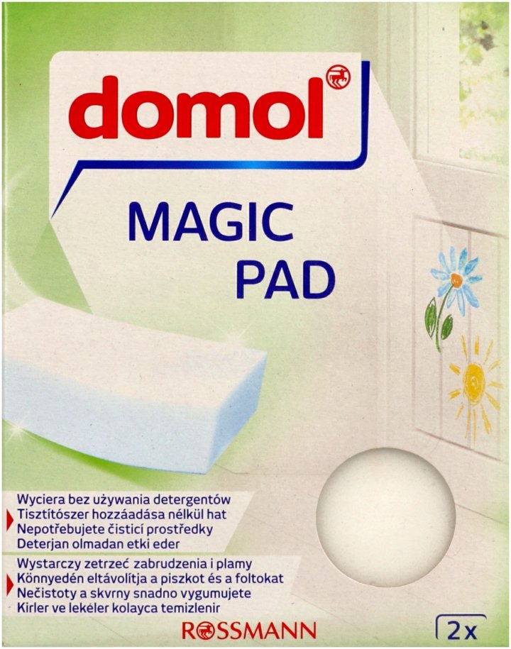 DOMOL MAGIC PAD MAGICZNA GĄBKA 2 SZT - Domol | Sklep EMPIK.COM