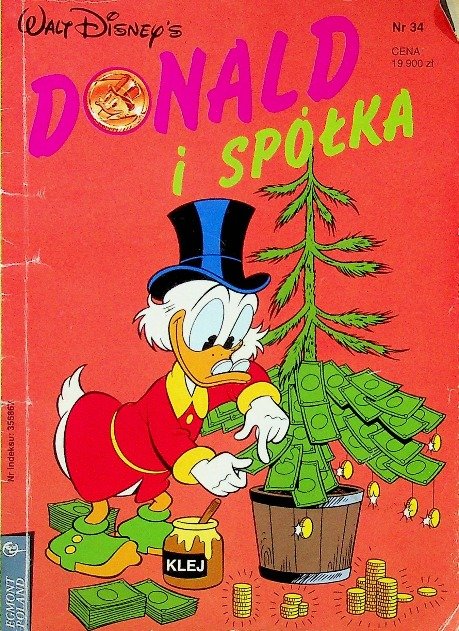 Donald i spółka. Numer 34 - Opracowanie zbiorowe | Książka w Empik