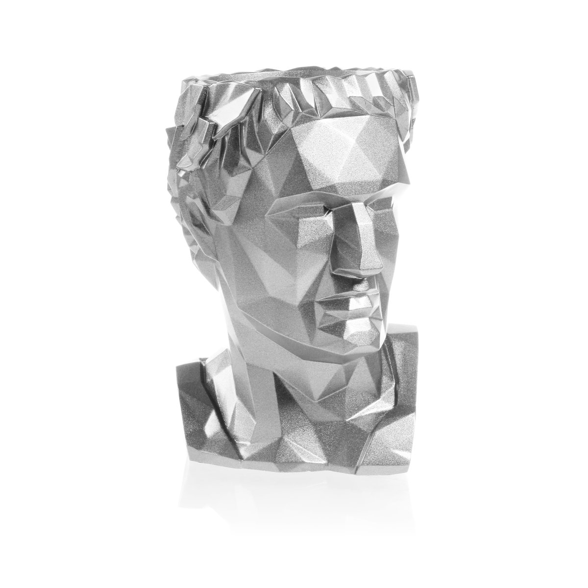 Donica Cezar Low-Poly Silver Poli 10 Cm - Candellana | Sklep EMPIK.COM