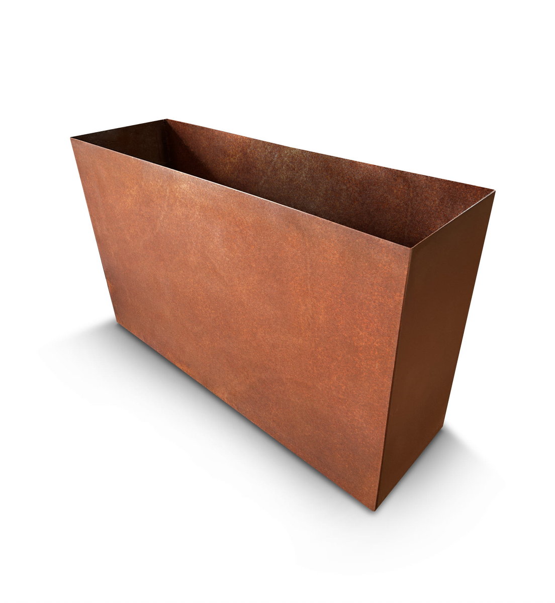 Donica metalowa Corten rdza bez rantu 100x30x50h - Cortenova | Sklep ...