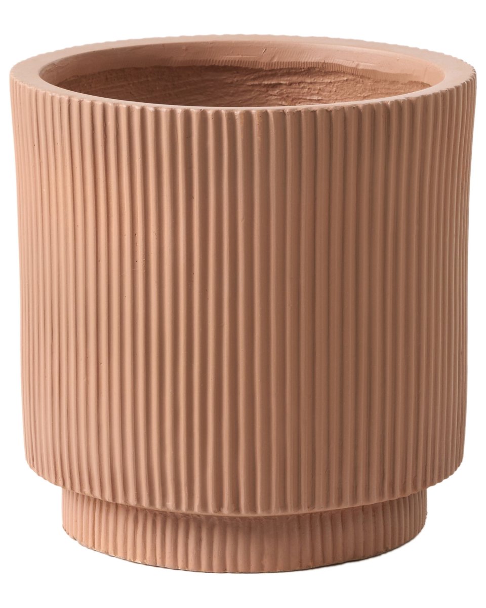 Doniczka DARIA 37 cm Brązowy - Beliani | Sklep EMPIK.COM