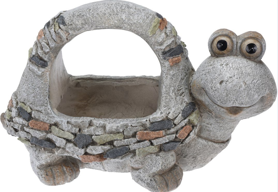 Doniczka Dekoracyjna Figurka W Kształcie Żółw 38X23X27Cm - Gift World ...