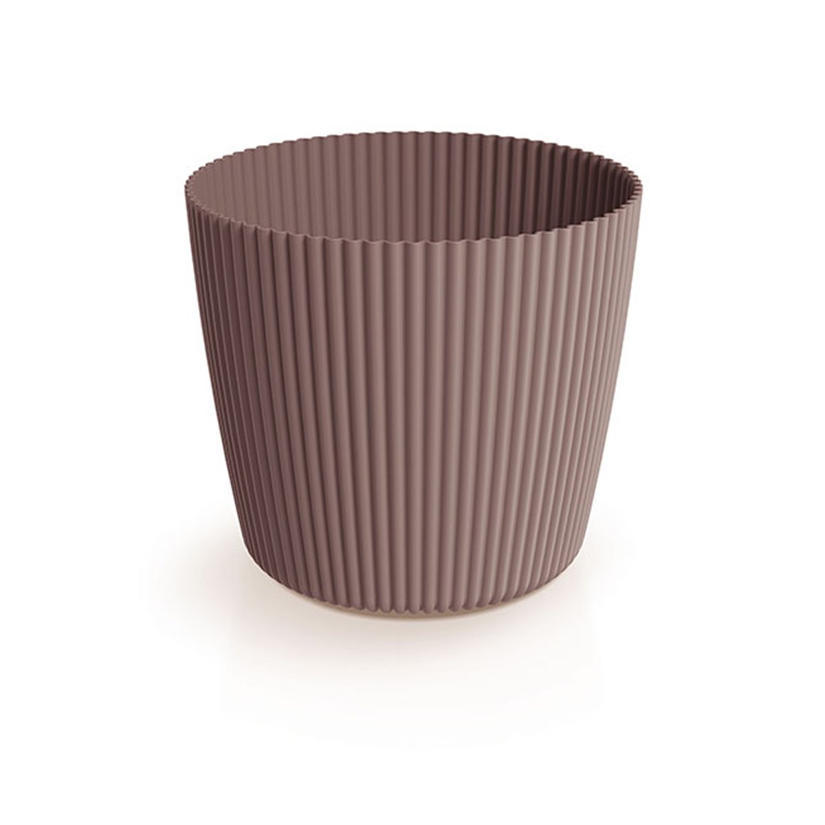 Doniczka Milly Round-czerwonysala - PROSPERPLAST | Sklep EMPIK.COM