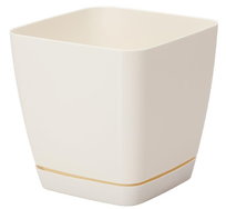 Doniczka z podstawką 25 cm Toskana kremowa 8569 - FORM PLASTIC | Sklep ...