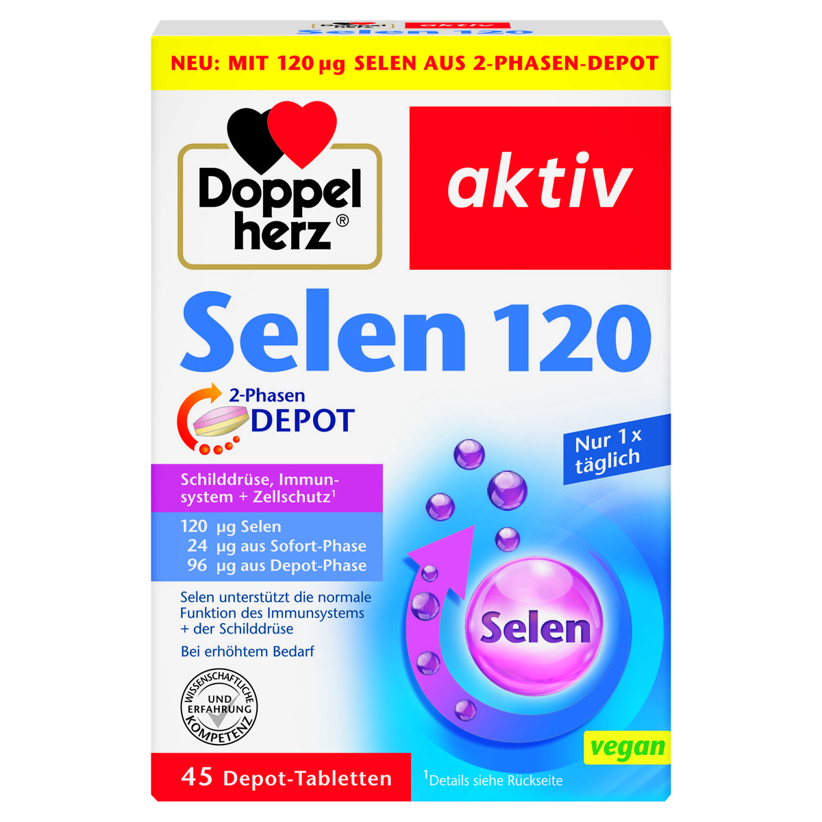 Doppelherz® aktiv Selen 120, 45 tabletek | Sklep EMPIK.COM
