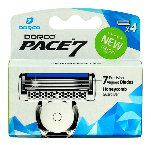 Dorco, Pace 7, wkłady do maszynki systemowej męskiej 7 ostrzy, 4 szt ...