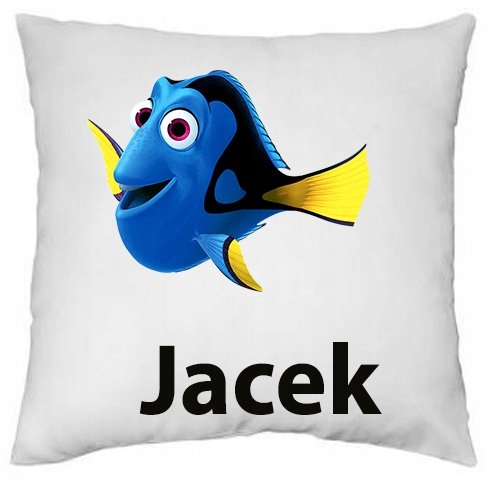 Doris Rybka Bajka FOTO PODUSZKA PREZENT + IMIĘ - Atram | Sklep EMPIK.COM